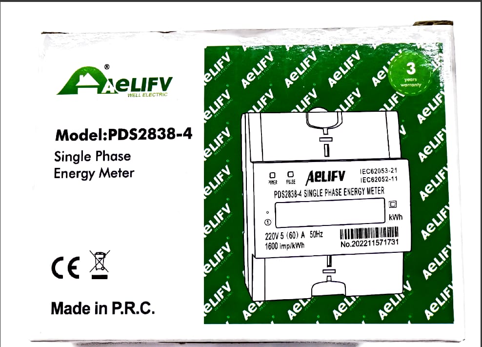 AELIFV single phase energy meter PDS2838-4 | My Website